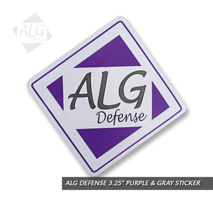 ALG Defense 3.25" Color Sticker